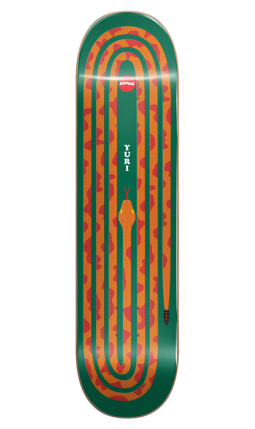 Almost Snake Pit Yuri Facchini Orange Deck 8.125in