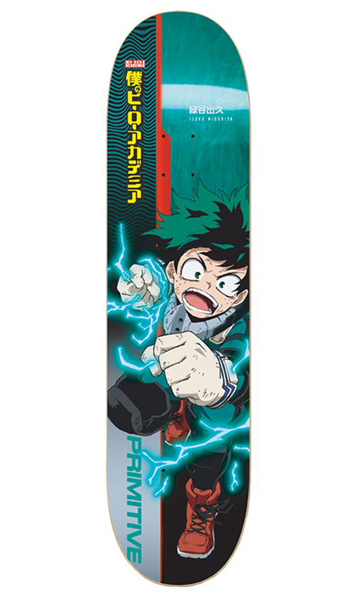 Primitive x My Hero Academia Izuku Midoriya Deck 8.5in